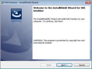 Installing HUE Intuition (Windows) – HUE