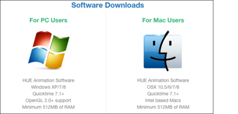Downloading your HUE software – HUE