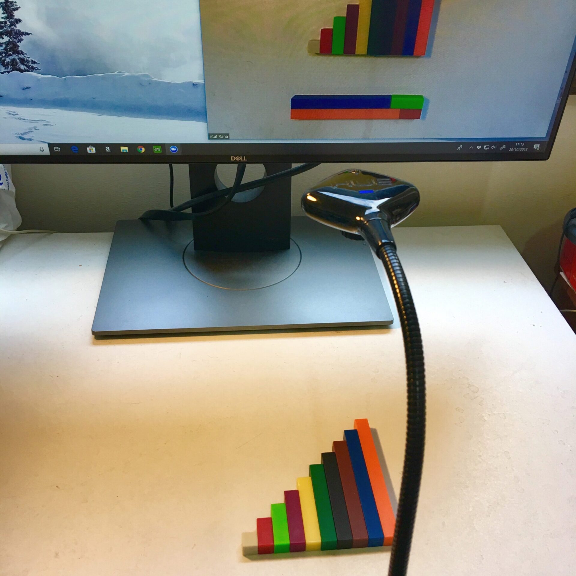 Using the HUE HD Pro visualiser for online Dyscalculia tutoring – HUE