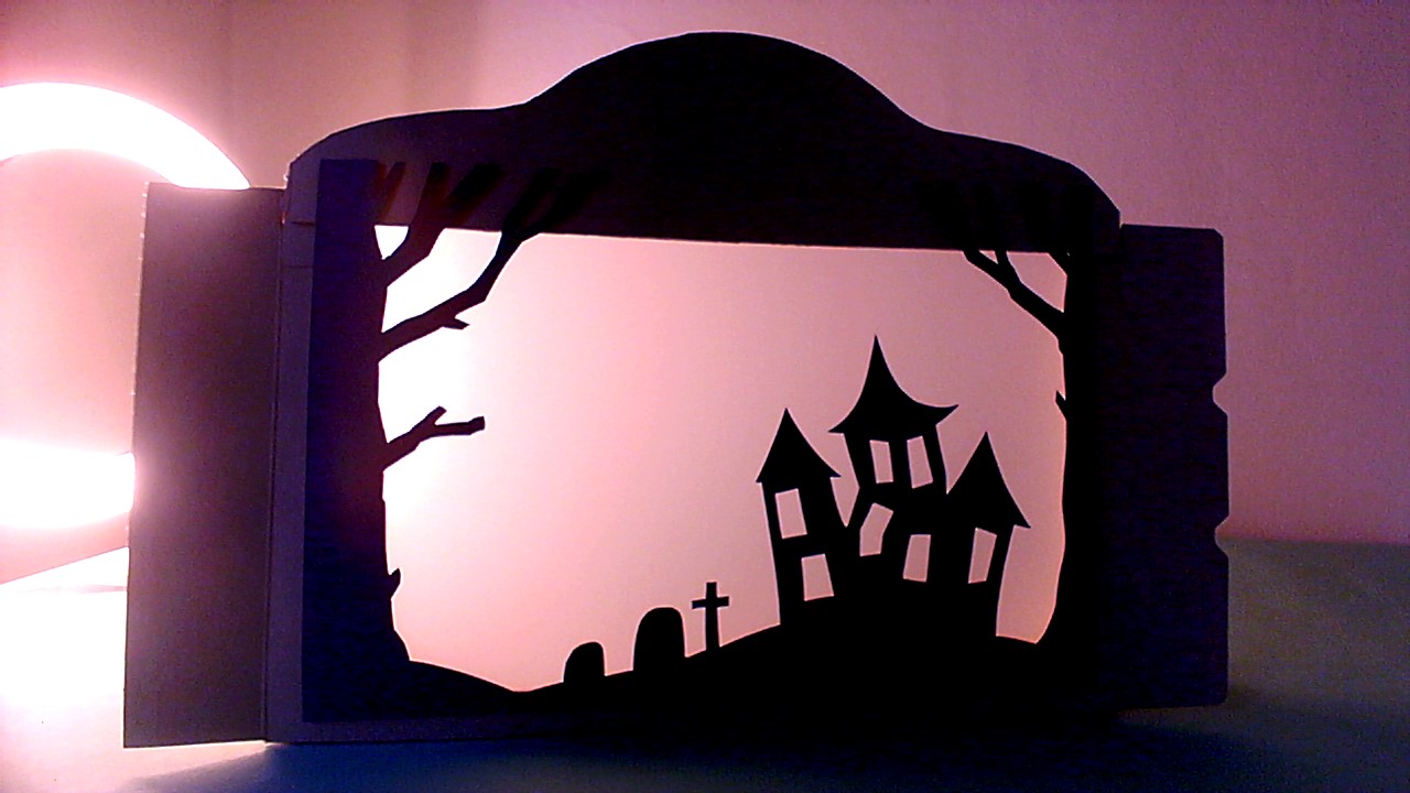 How to make a spooky shadow puppet theatre – HUE