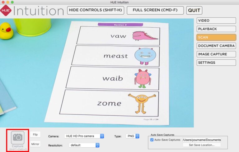 HUE Intuition: software features & usage – HUE