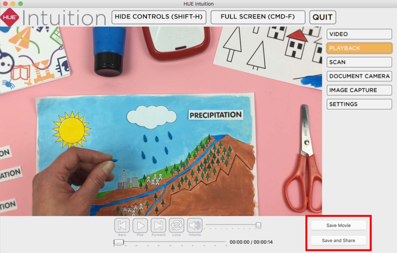 HUE Intuition: software features & usage – HUE