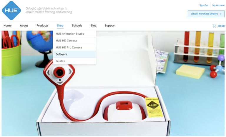 HUE Intuition: software set up – HUE