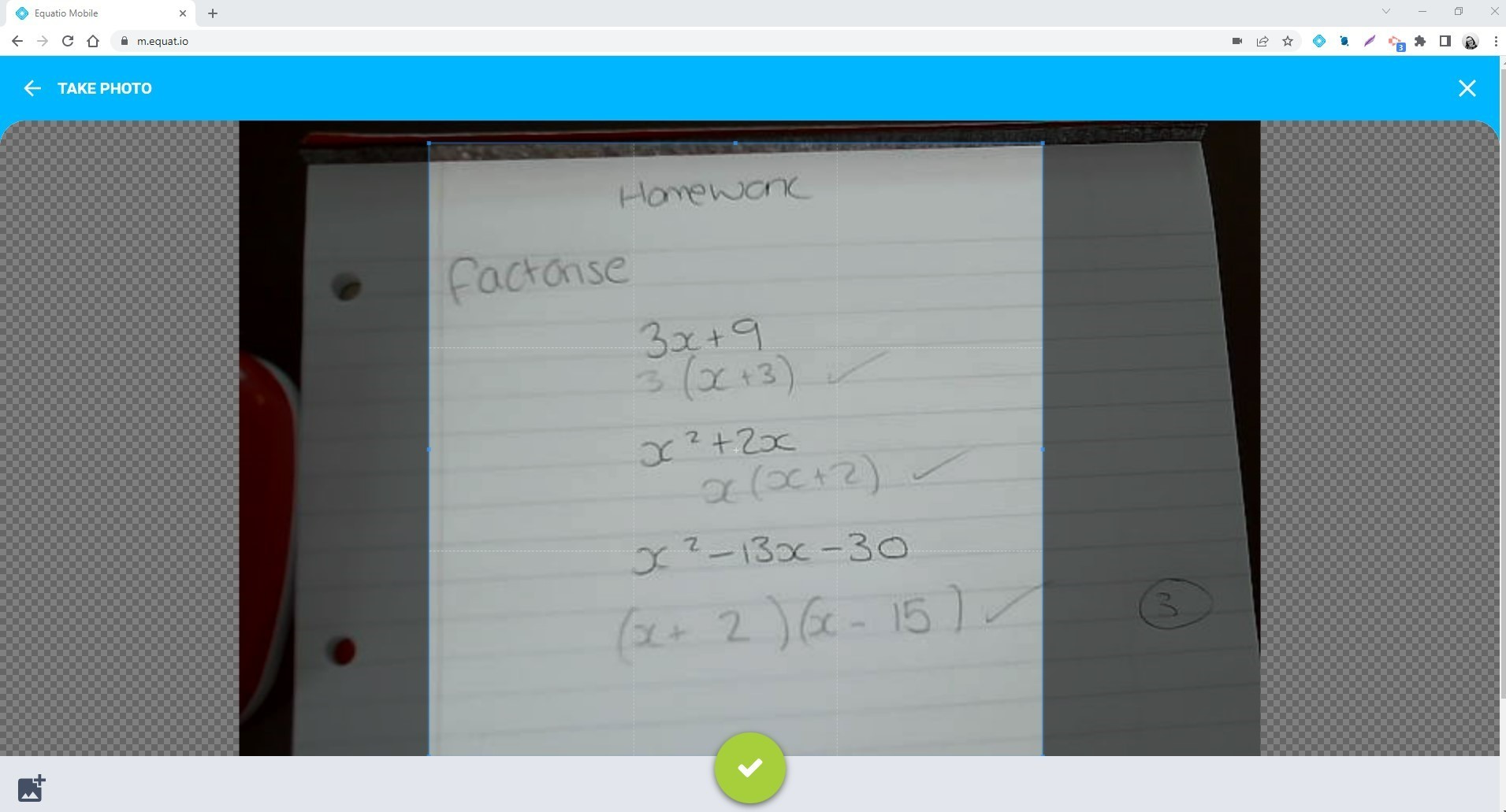 Teaching Maths using HUE cameras with Equatio by TextHelp – HUE